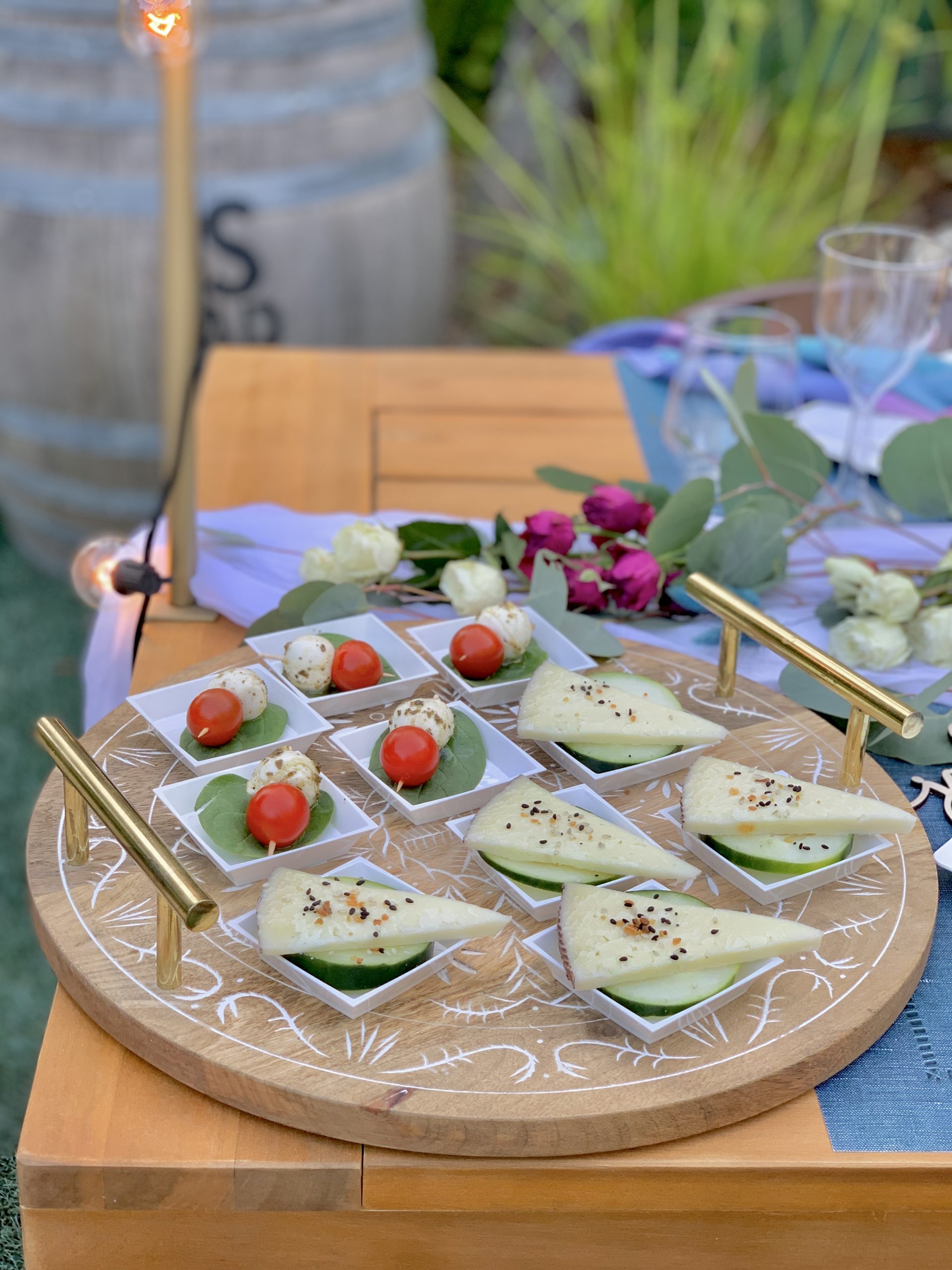 Easy Entertaining with Tableluxe - Pop of Gold