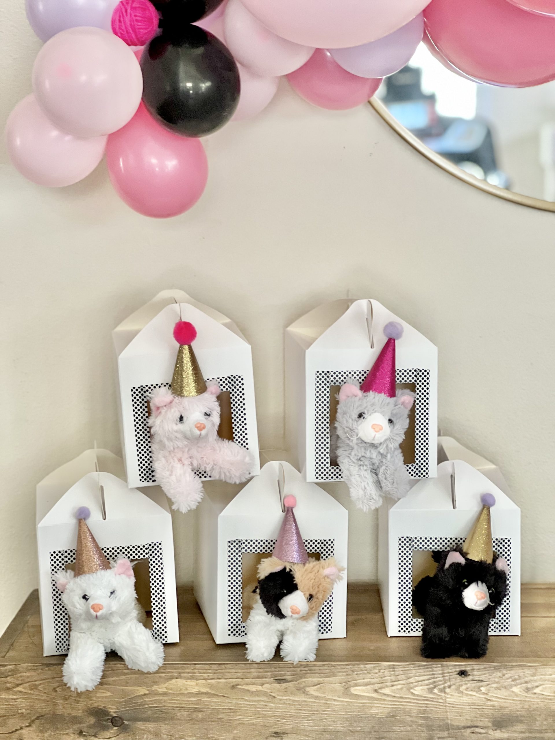 Cat Themed Birthday Party - Pop of Gold