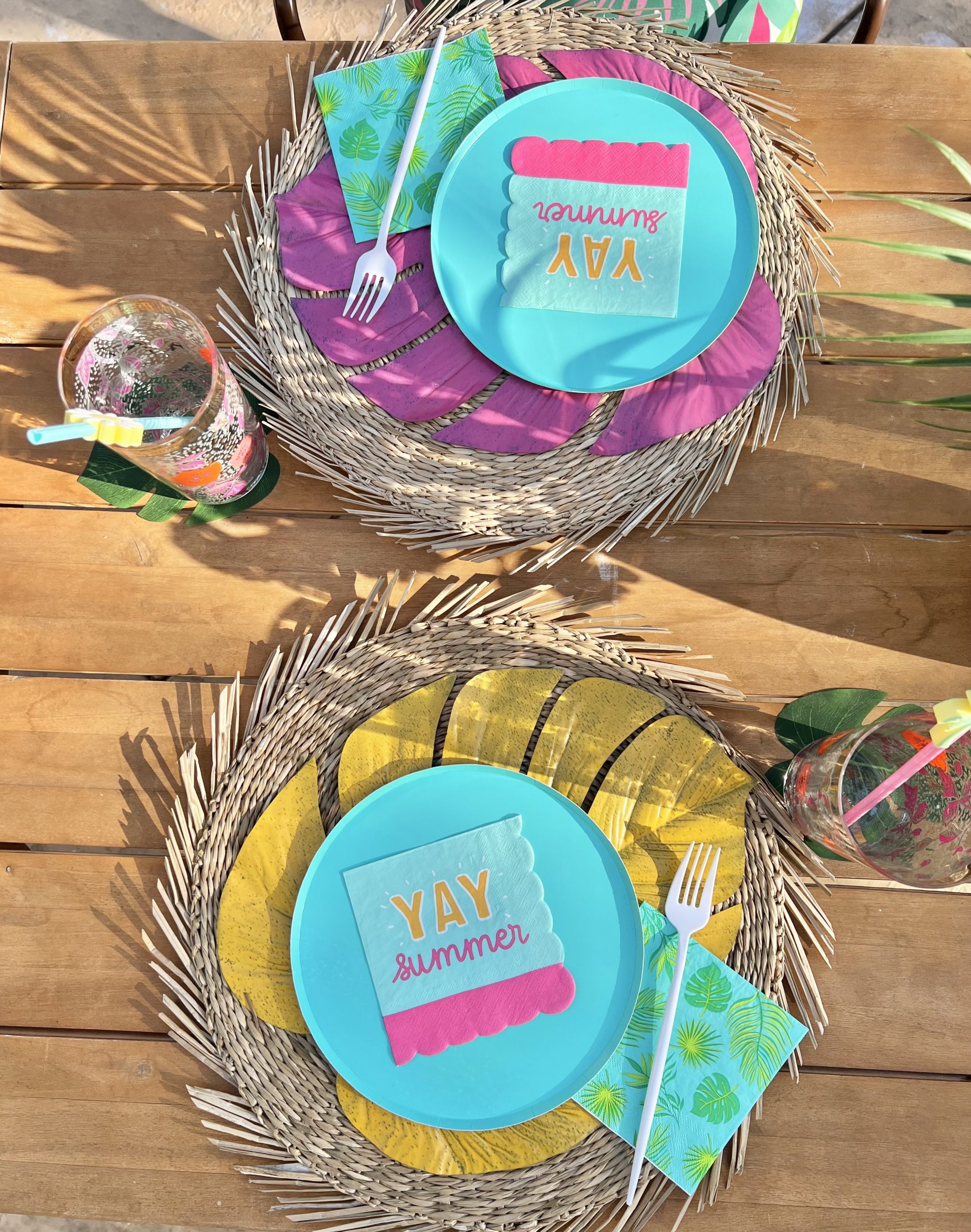 Tropical Summer Pool Party - Pop of Gold